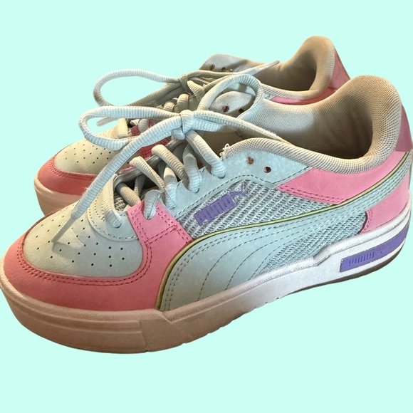 Puma | Shoes | Puma Colorful Sneakers With Pink And Purple Accents ...